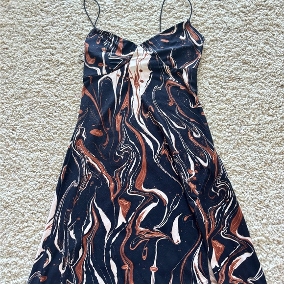 Windsor | Dresses | Windsor Strapless Dress In Black White And Brown ...
